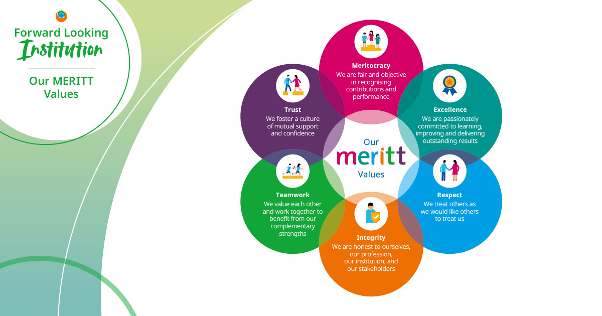 Our MERITT Values - Institution | Temasek Review 2022
